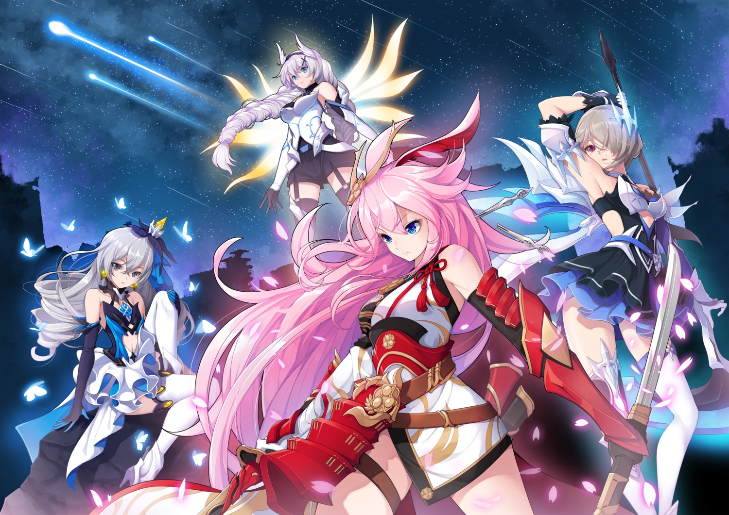 koflif benghuai xueyuan honkai impact bronya zaychik kiana kaslana rita rossweisse yae sakura ...